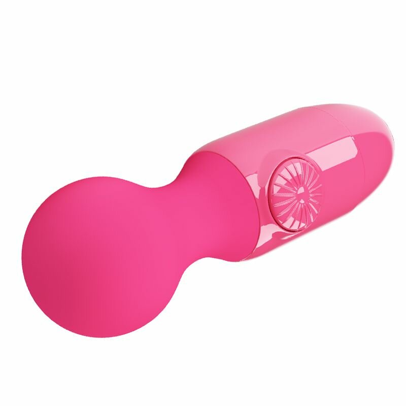 Розовый мини-вибратор с шаровидной головкой Mini Stick, розовый