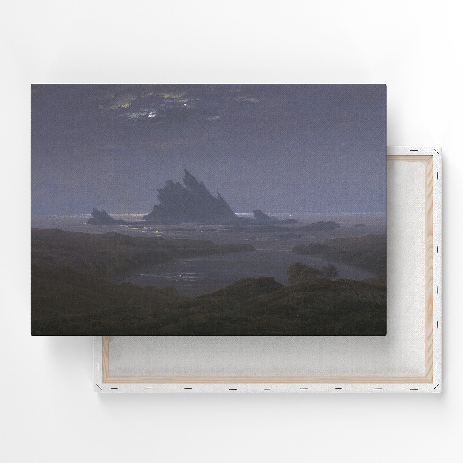Картина на холсте, репродукция / Каспар Давид Фридрих - Rocky Reef on the Seashore / Размер 30 x 40 см