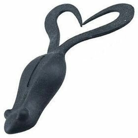 Силиконовая приманка для рыбалки, Daiwa KIKKER CURLY # Black (3шт), 82 мм, 5.5 г, # black