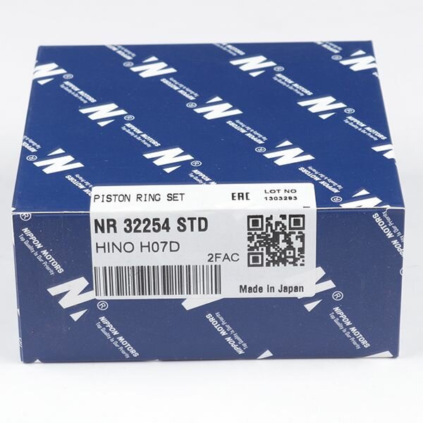 Кольца поршневые Nippon Motors NR-32254-STD Hino Ranger (FD, FG, GD) H07D OEM 13011-2650, 13011-2651, 13011-2660