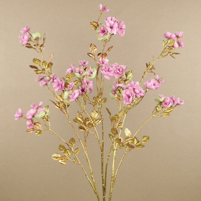 Декоративная ветка Ла Вилла Котта 87 см розовая, Kaemingk, 220698