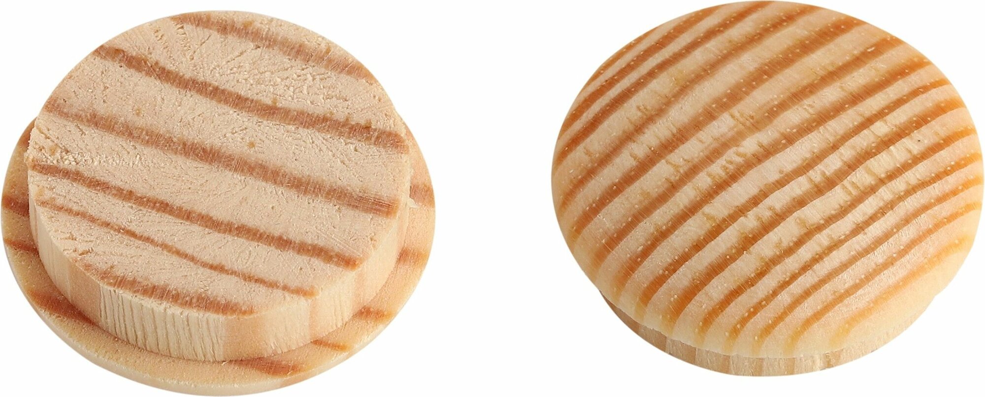 Мебельная заглушка Европартнер, массив дерева, 25мм, 6шт, бежевая