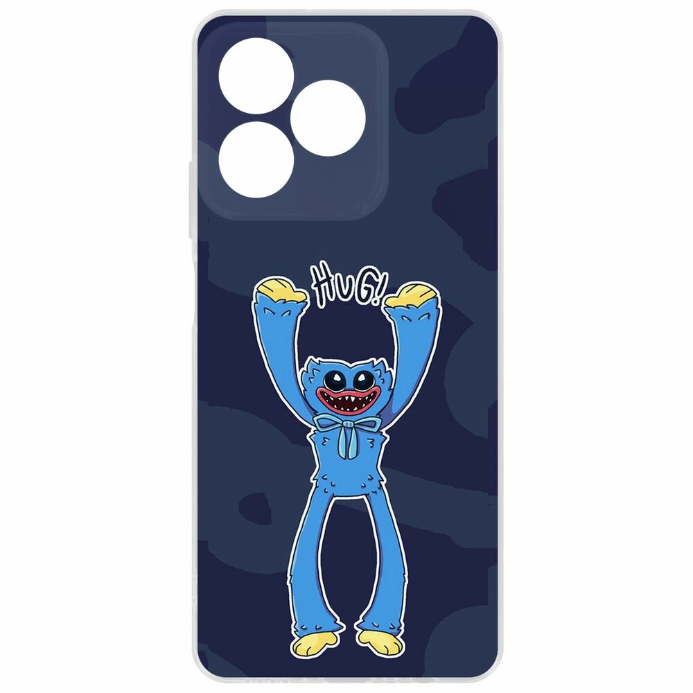 Чехол-накладка Krutoff Clear Case Хаги Ваги Обнимашки для Realme Note 50