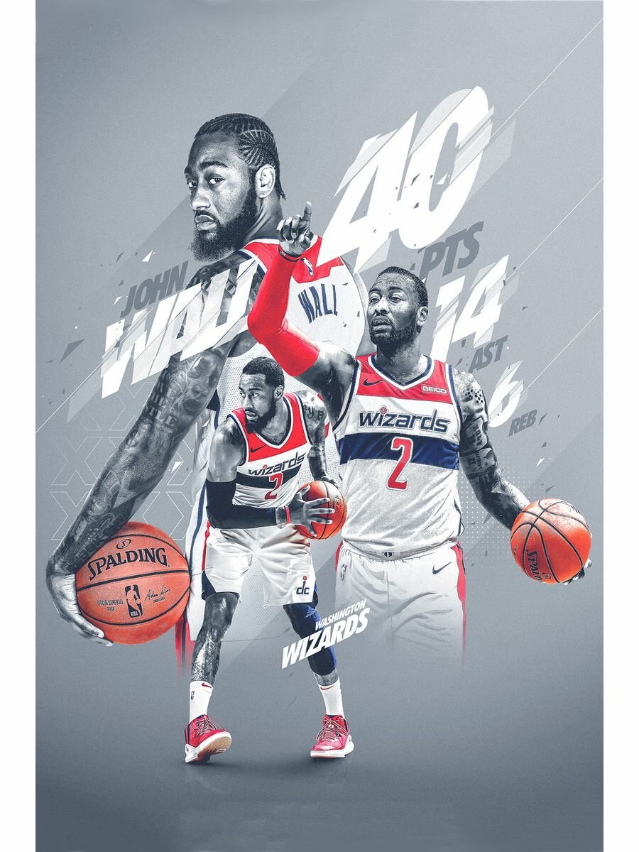 Постер "Bright NBA. Джон Уолл"