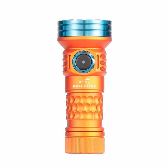 Фонарь Skilhunt ESKTE MiX-7 Gen 2 519A 1500-Люмен, 5000K High CRI R9080, Оранжевый (комплект с аккумулятором 18350 Li-Ion)