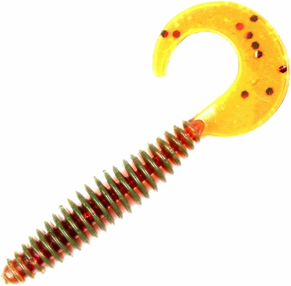 Мягкие приманки LJ ProSeries ULTRAWORM CURLY 2.0" # PA16 (9шт)