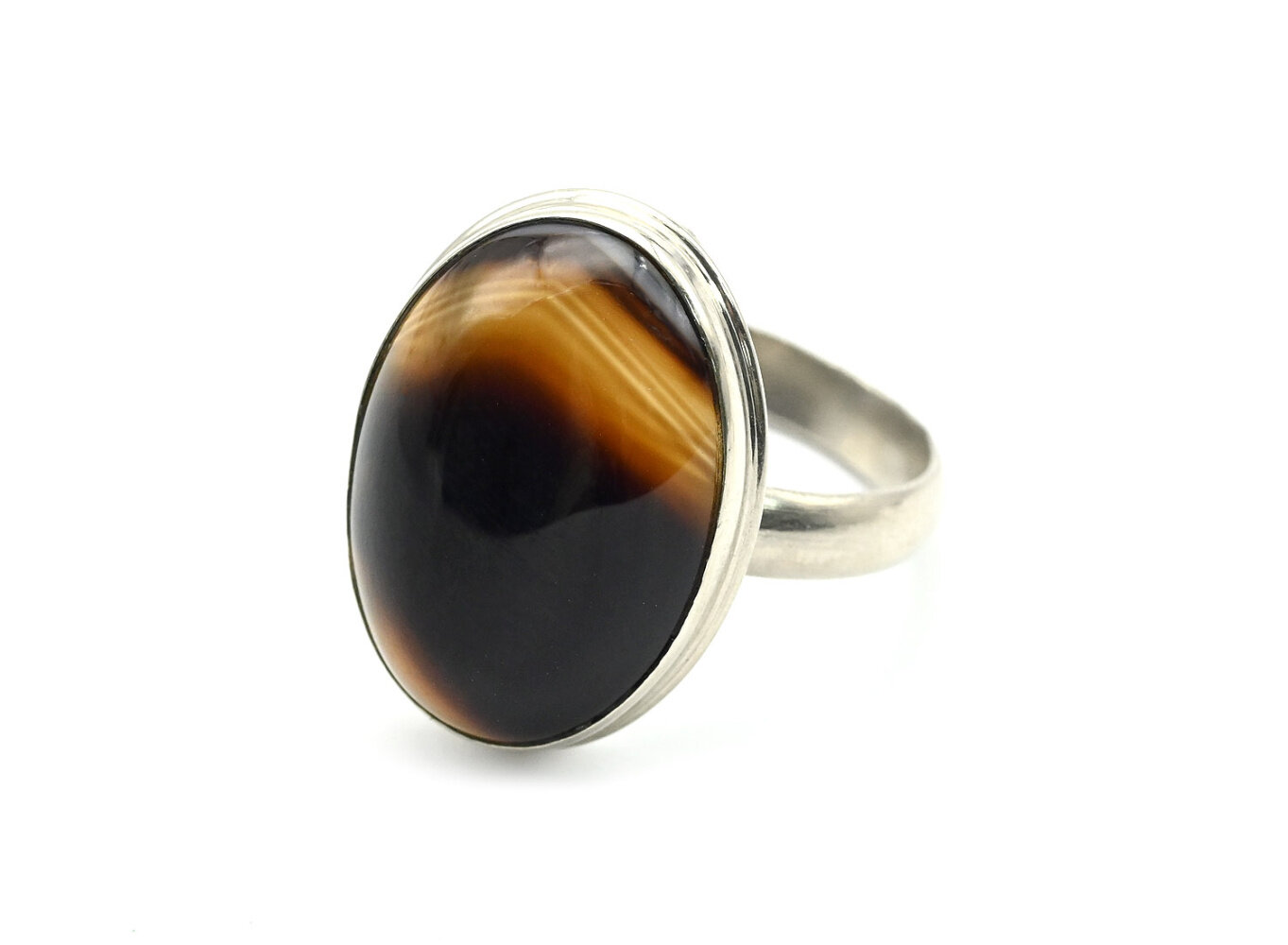 Кольцо, агат