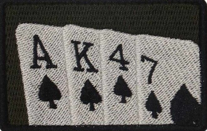 Шеврон «АК47» вышивка