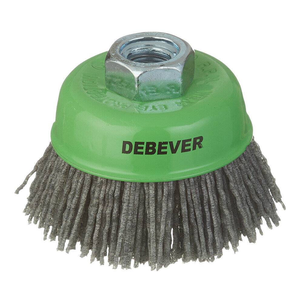 Корщетка для УШМ и УПМ Debever мягкая чашеобразная d65 мм М14 нейлоновая Debever DB80170693