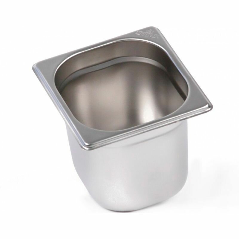 Гастроемкость Hurakan GN 1/6-150, 176x162x150 мм, нержавеющая сталь