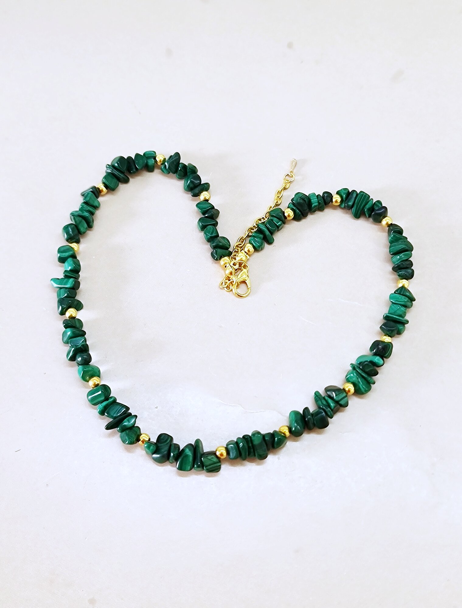 Чокер, малахит