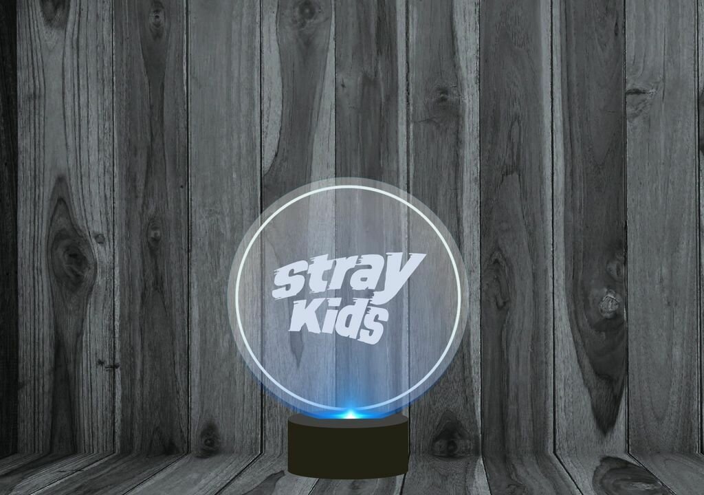 Светильник 3D, ночник Stray Kids, Страй Стрей Кидс №4