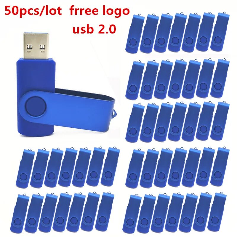 50 шт./лот, USB-флешки 2.0 с индивидуальным логотипом, оптовая цена, 1 ГБ, 4 ГБ, 128 МБ, 512 МБ, флеш-накопители для фотографов и подарков