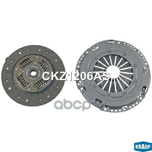 Сцепление комплект без подшипника VW Jetta IV (11-), Skoda Octavia II (08-) 1.4TSi Krauf арт. CKZ1206AS