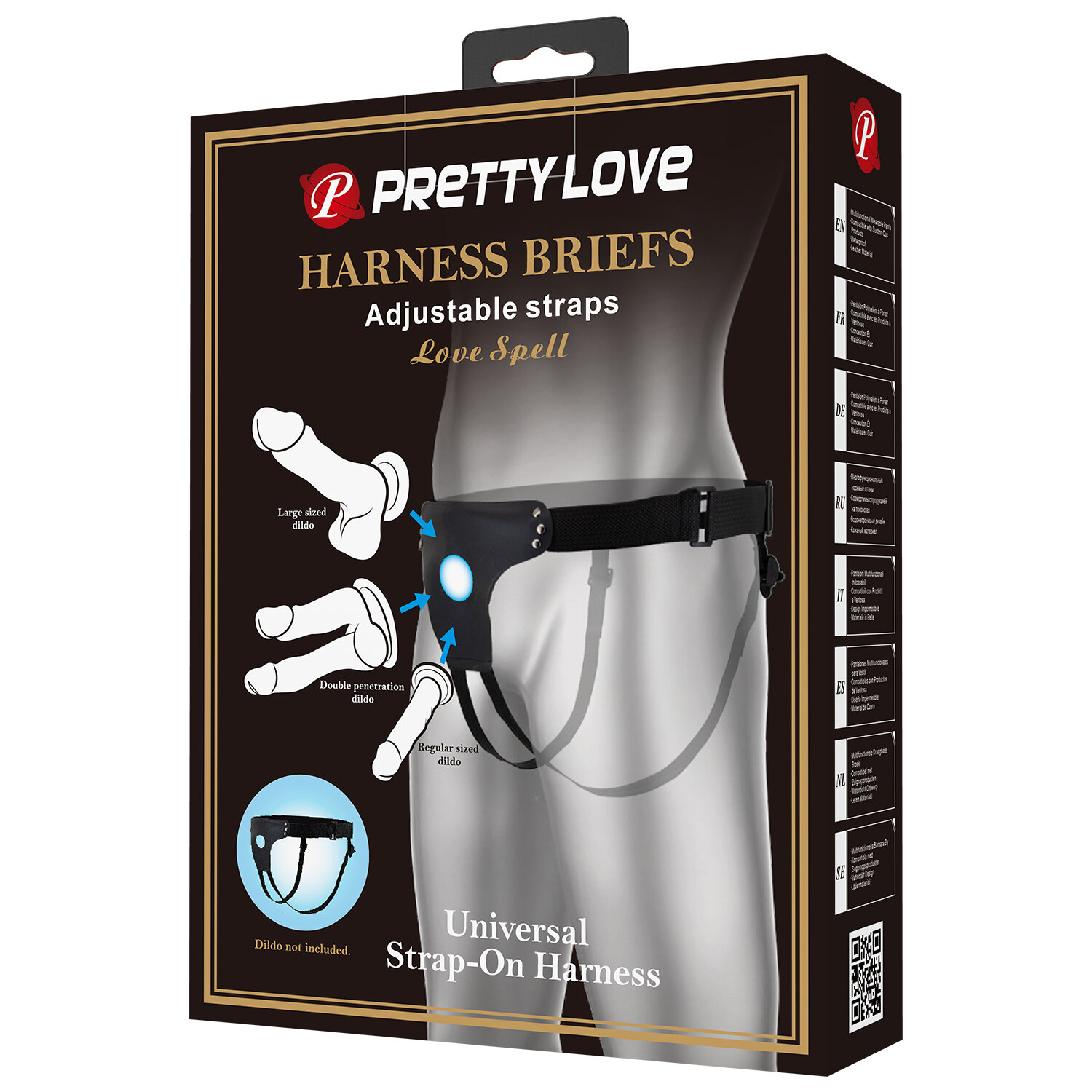 Трусики для страпона Baile Pretty Love, эластичные, надежная фиксация