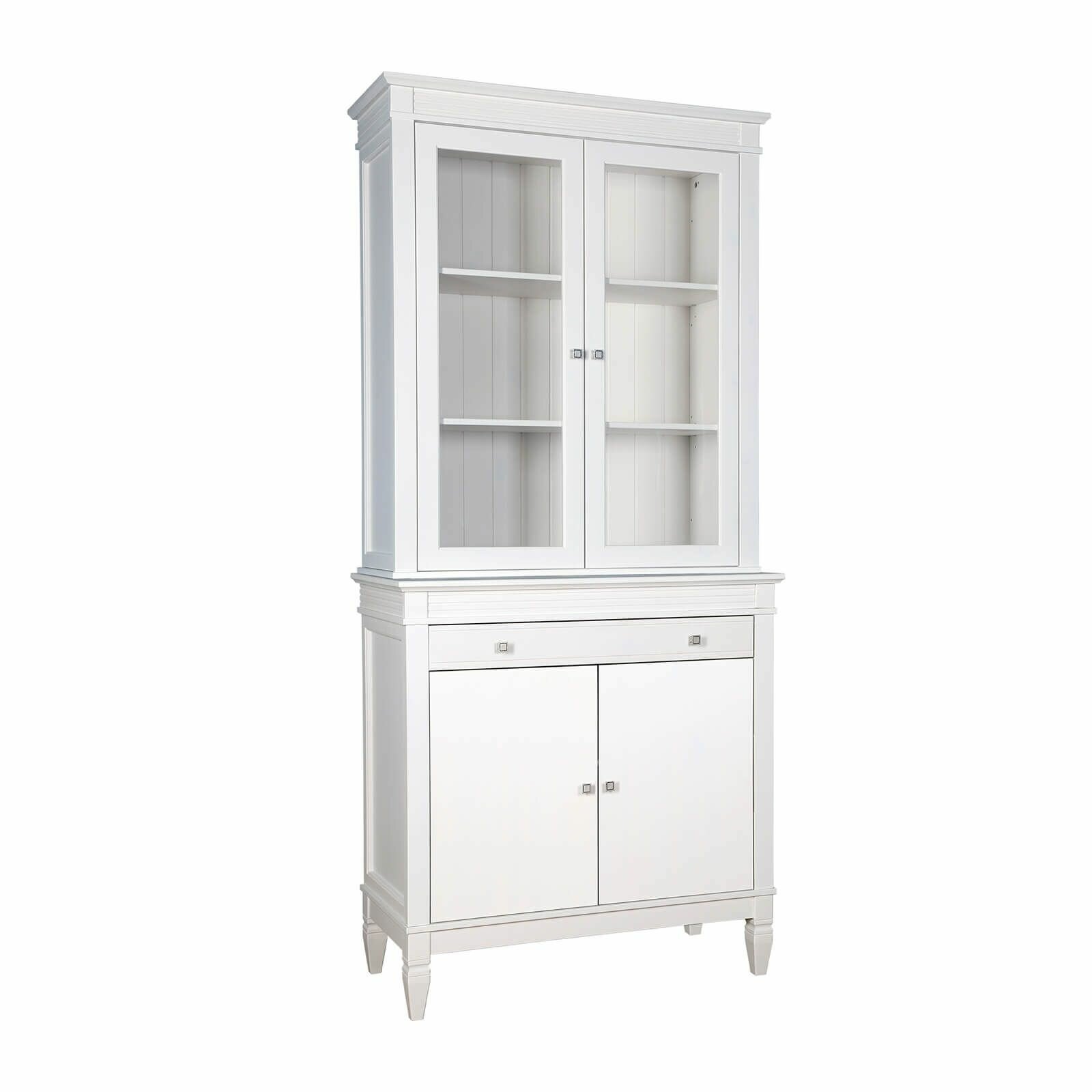 Буфет ММЦ Гостиная Ольса 220/221 (белый лак) из массива сосны