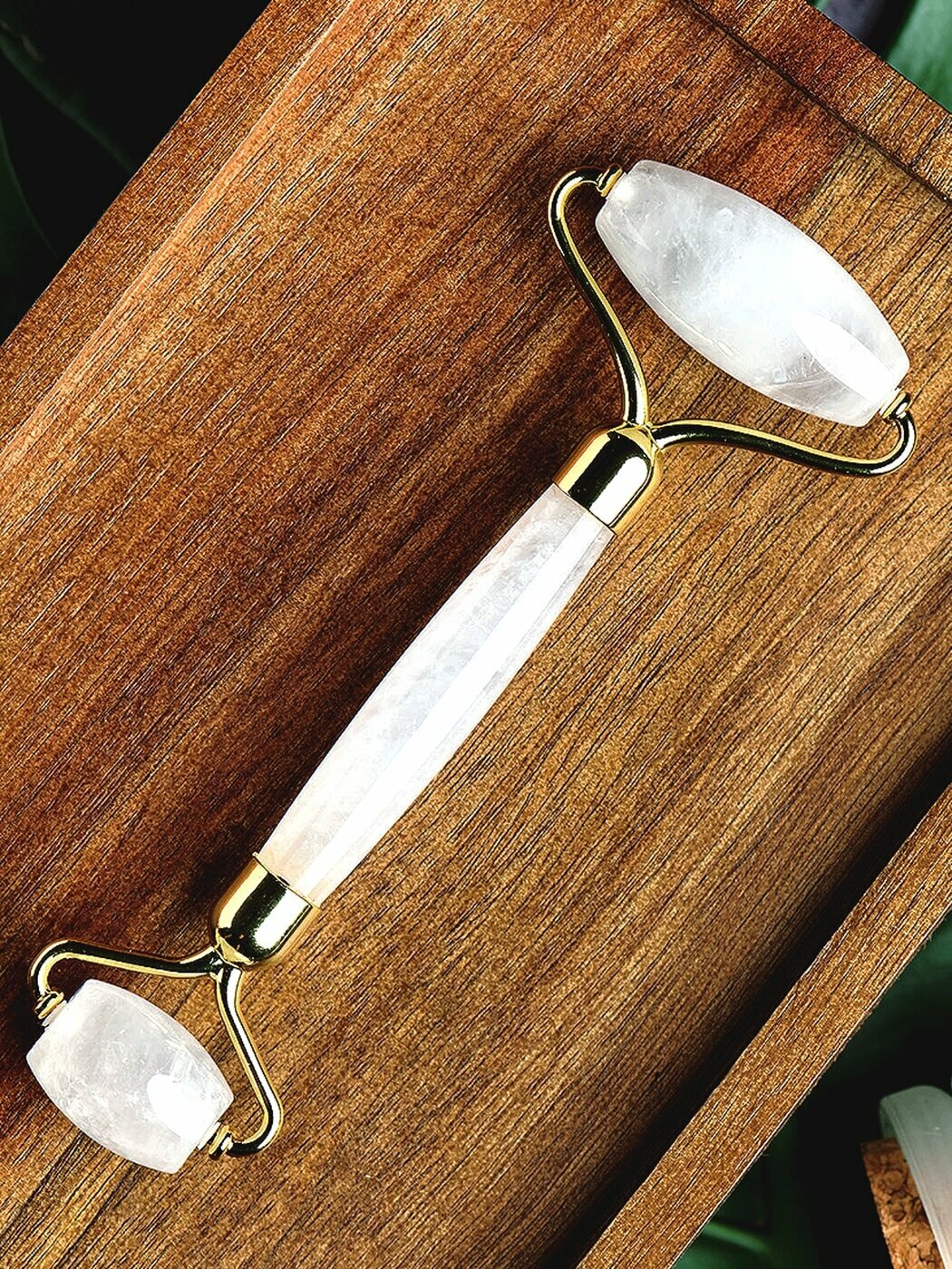 HANAI Роллер-массажер из горного хрусталя PREMIUM