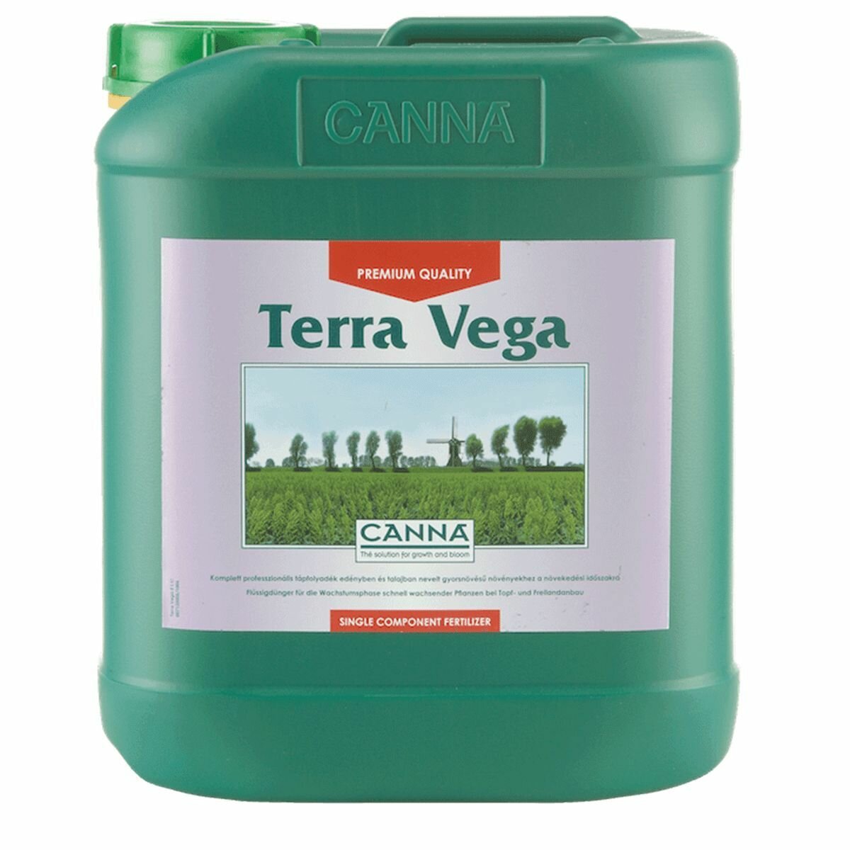 Удобрения для сада, огорода и комнатных растений на период роста Canna Terra Vega 5L / Канна Терра Вега 5л