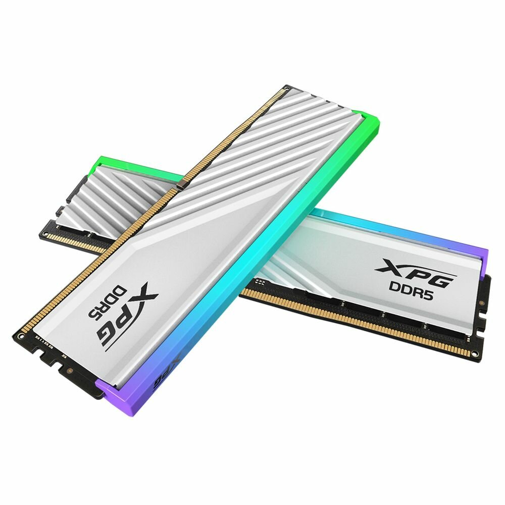 Модуль памяти ADATA XPG Lancer Blade RGB 32GB DDR5 6000 DIMM white kit 16*2, 1.35V, CL30-40-40
