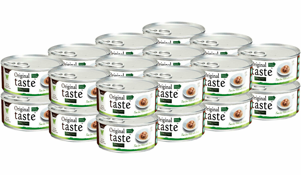 PETTRIC ORIGINAL TASTE ADULT CAT GRAIN FREE TUNA & SHRIMP беззерновые для взрослых кошек с тунцом и креветками в соусе (70 гр х 24 шт)