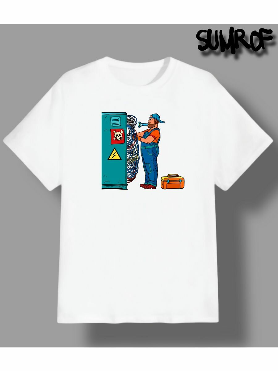 Футболка электрик