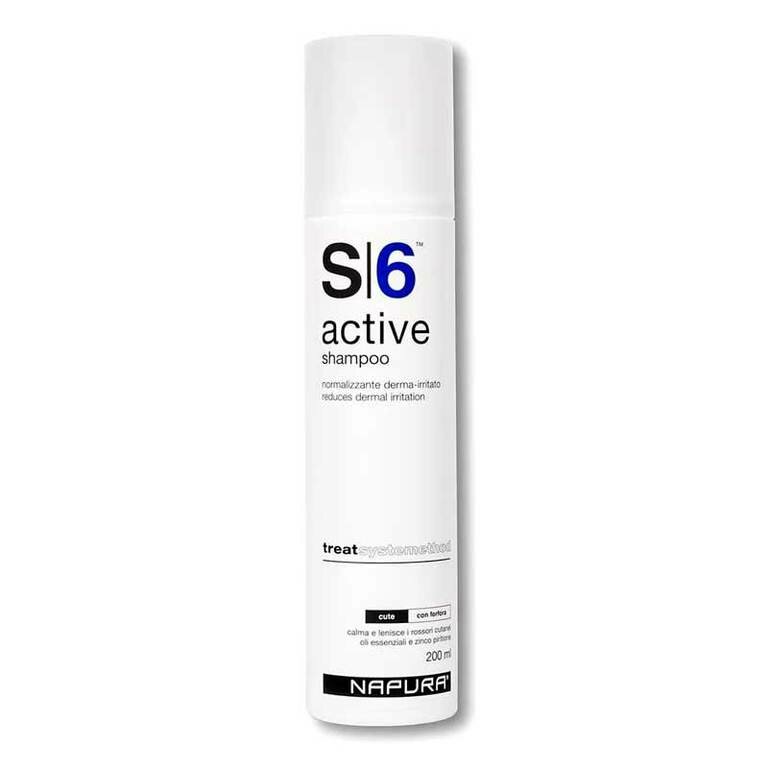 NAPURA Active Shampoo Reduces Dermal Irritation Шампунь Италия 200 мл