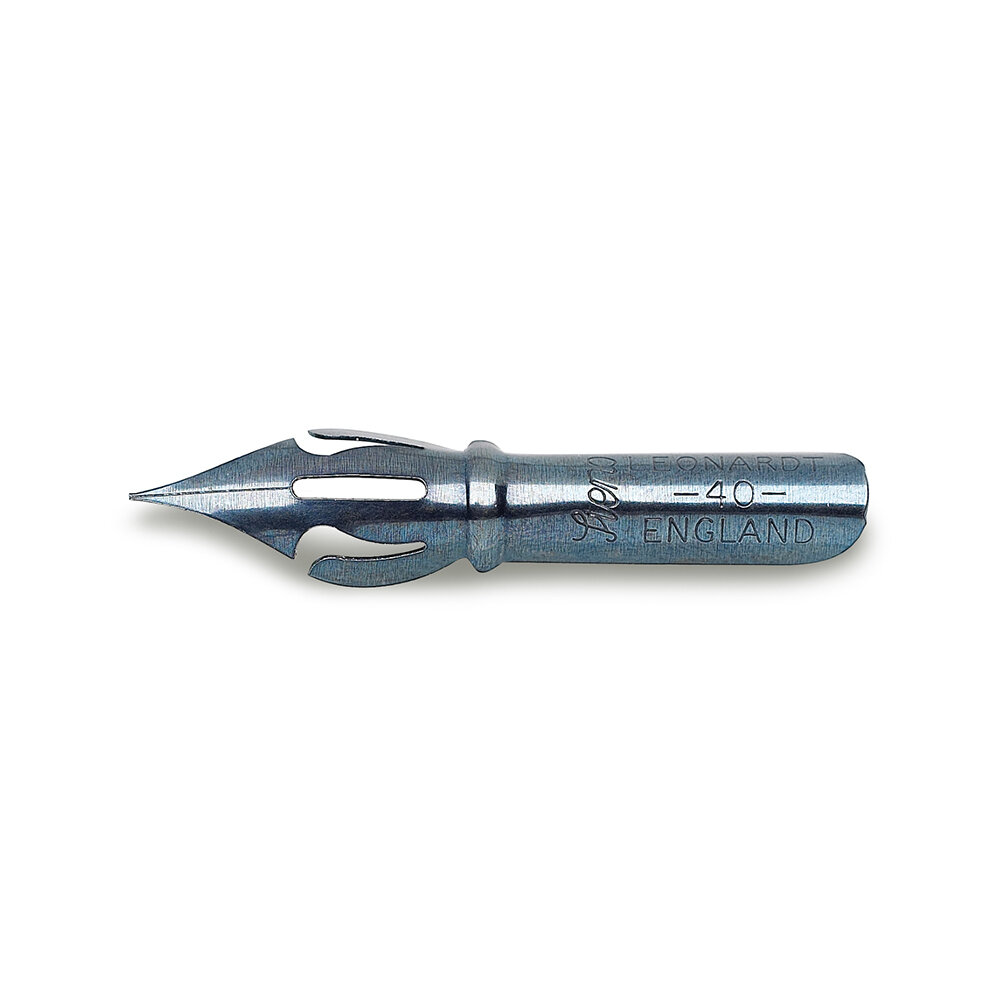 Leonardt Перо каллиграфическое DP40BL24-IV79 Copperplate Shorthand синее для штриховки