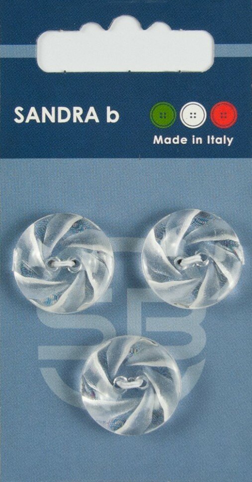 #CARD023 Пуговицы Sandra 3 шт