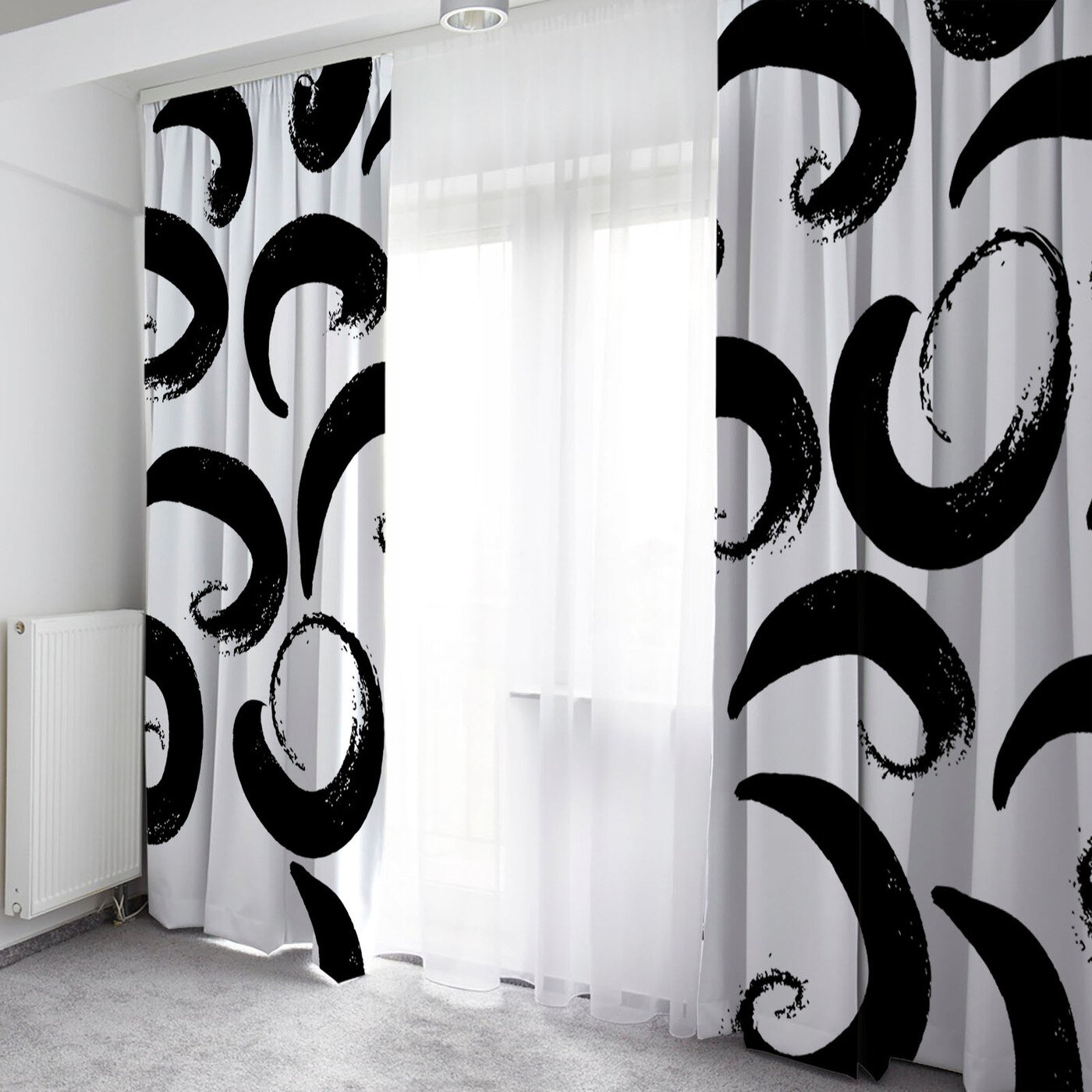 Шторы (фотошторы) из габардина, 290х220 см, Good Room