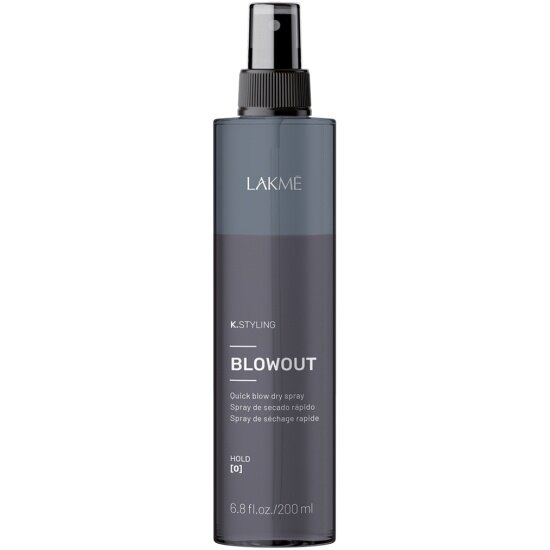 Спрей для быстрой сушки и термозащиты волос Lakme K.STYLING двухфазный, 200 мл