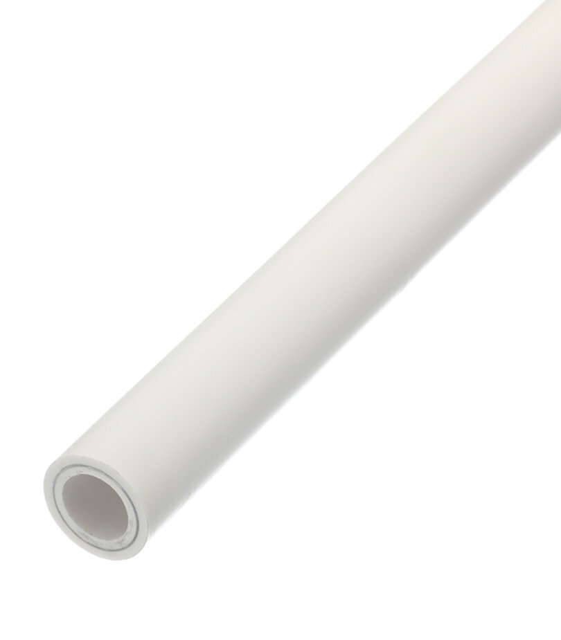 Труба полипропиленовая VALTEC труба PP- ALUX, арм. алюминием, PN 25, 32 MM /белый, по 2м/ VTp.700. AL25.32.02
