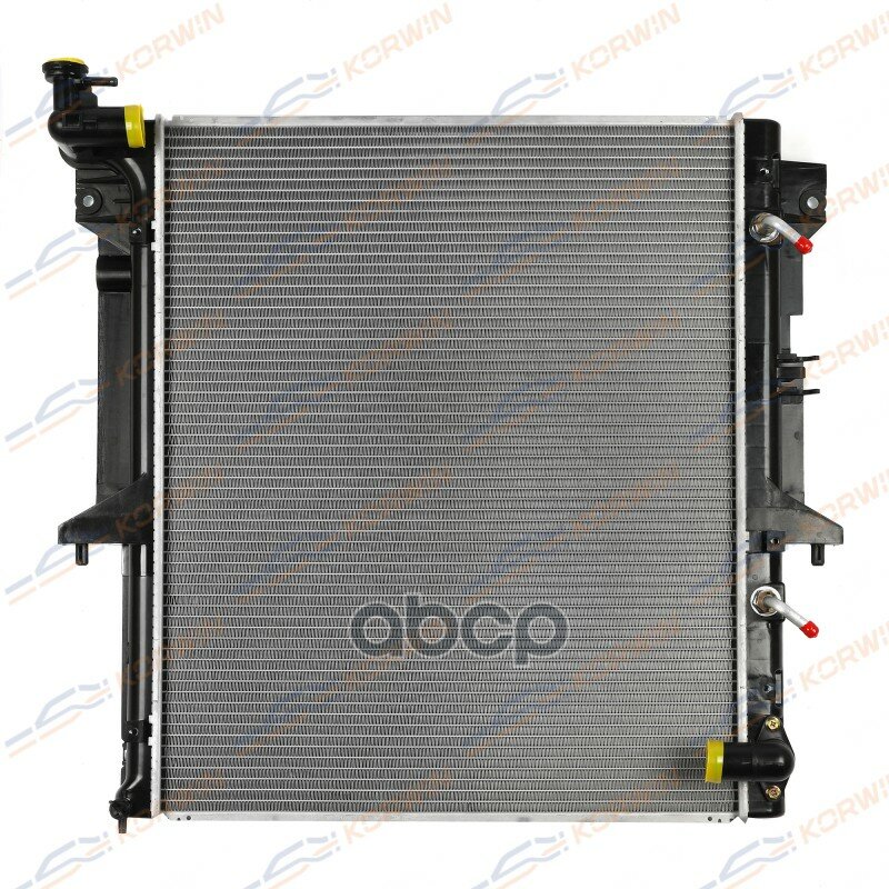 Радиатор охлаждения Mitsubishi L200 (06-)/PajeroSport II (08-) 2.5TD AT паяный KORWIN арт. KWKB4042