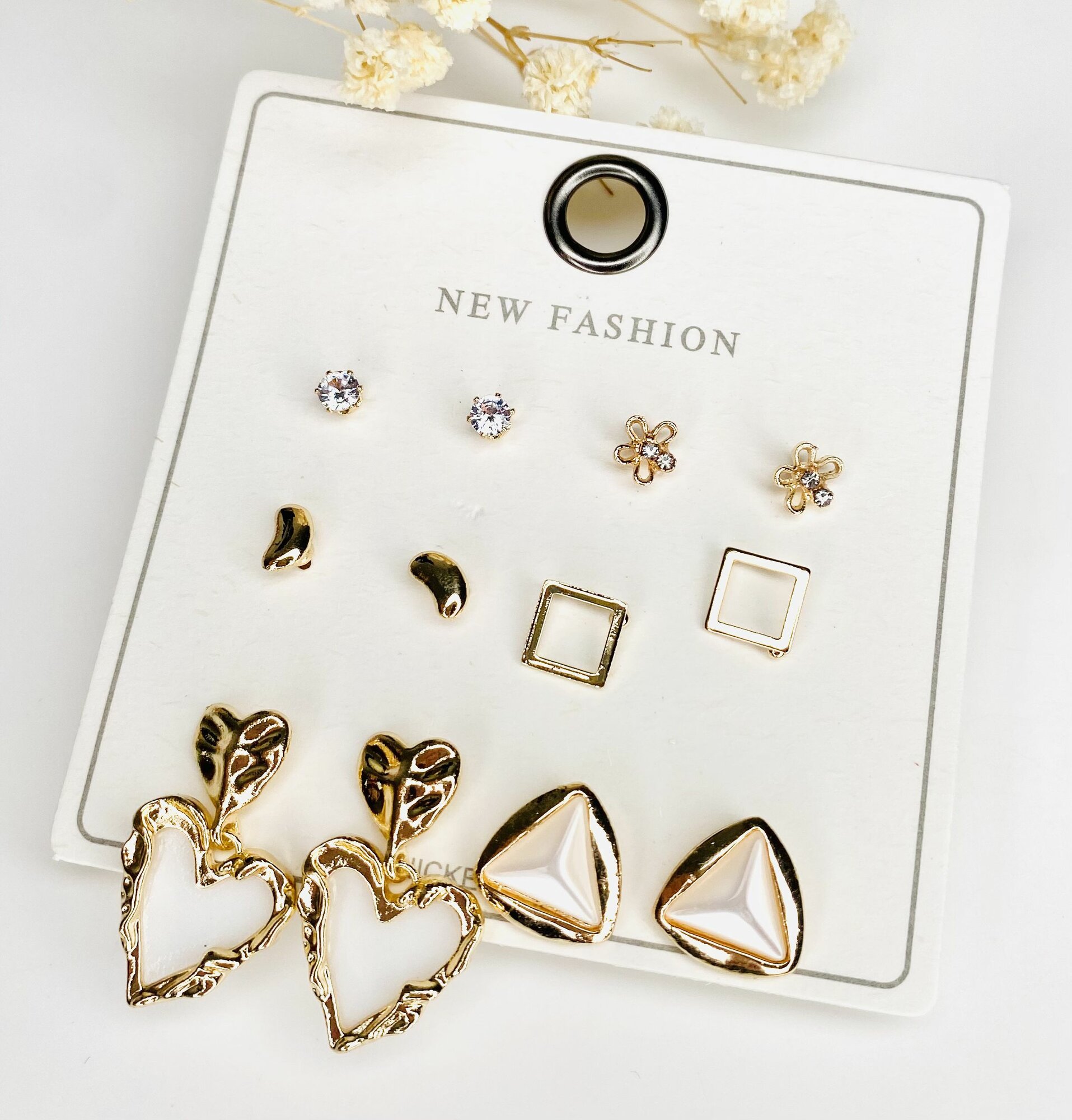 Комплект серег, жемчуг имитация, искусственный камень