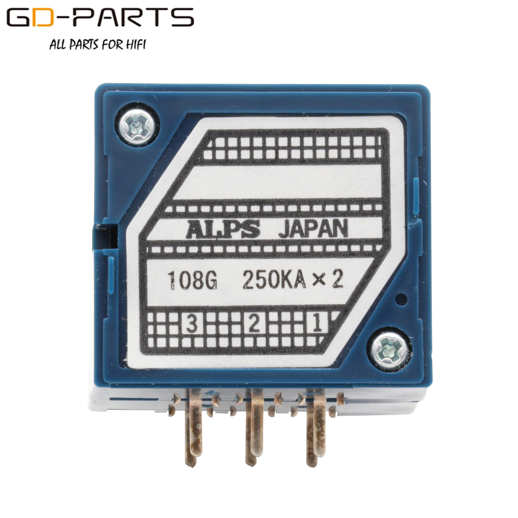 Япония ALPS RK27 2x50K 2x100KA 2x250K 2x500K двойной стерео потенциометр громкости аттенюатор с логотипом 6 мм вал с накаткой HIFI AUDIO DIY