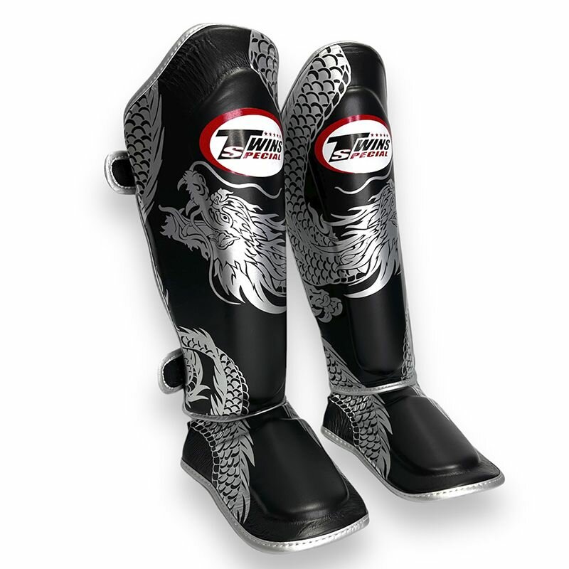 Защита голени Twins FSGL10-49 black silver XL