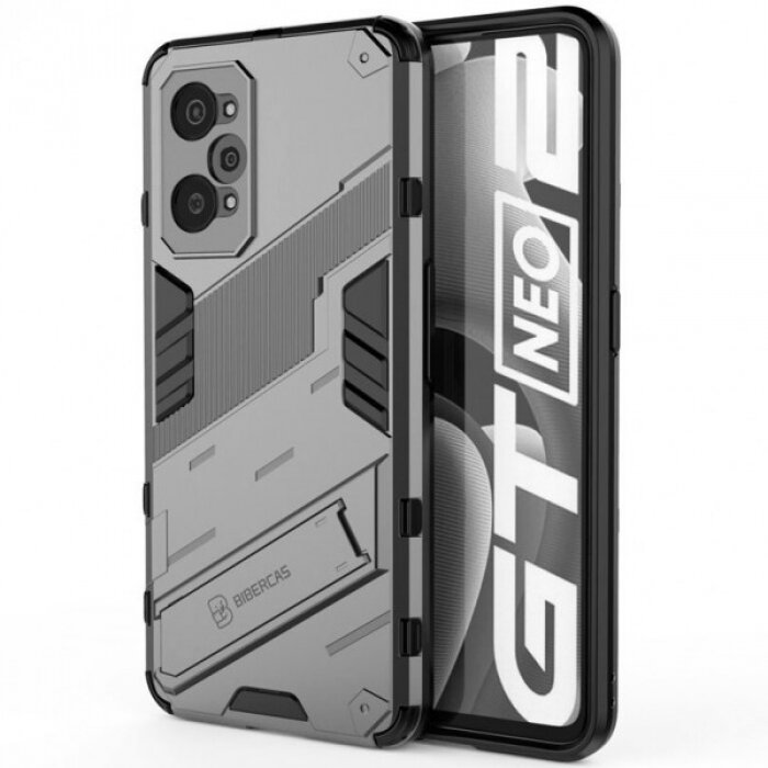 Megatron Противоударный чехол-подставка для Realme GT Neo 2 / GT2 / Q5 Pro 5G с защитой камеры