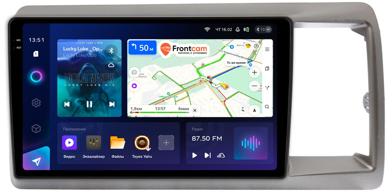 Штатная магнитола Teyes CC3 2K 4/32 9.5" RM-9-1429 Honda Crossroad 2007-2010 Android 10 (4G-SIM, DSP, QLed)