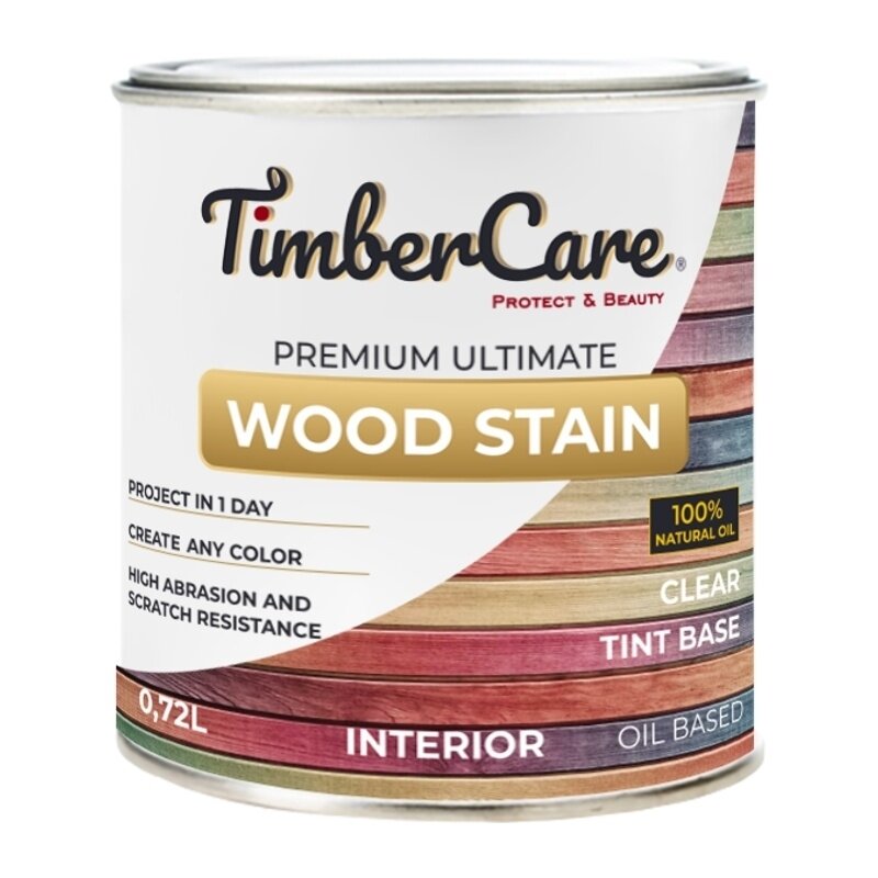 Масло 2 в 1 TimberCare Wood Stain тонирующее, высокой прочности 350037 Прозрачный 0,75л