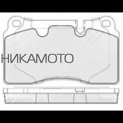 AIKO PF0486 Колодки тормозные VOLKSWAGEN Touareg (2005-2018) / AUDI A3, RS3, TT (2009-2014) передние