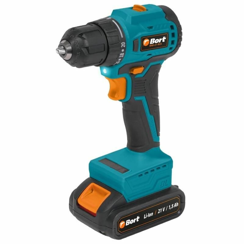 Дрель-шуруповерт аккум. бесщет, 2АКБ(1,5Ач)