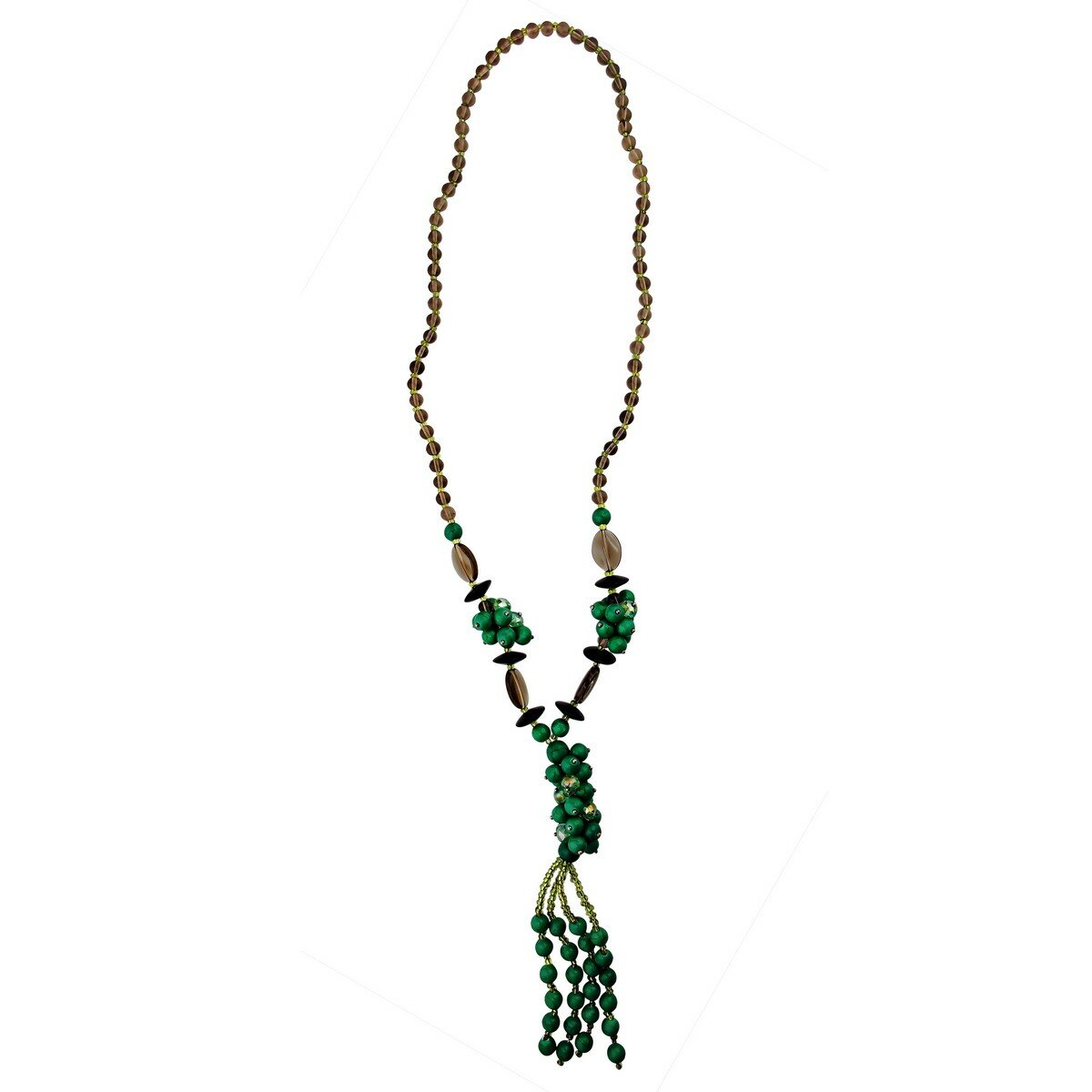 Колье, малахит