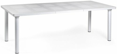 Стол пластиковый раздвижной Nardi Libeccio (740) Белый Размеры: Высота 1000мм Глубина 740мм Ширина 2200мм