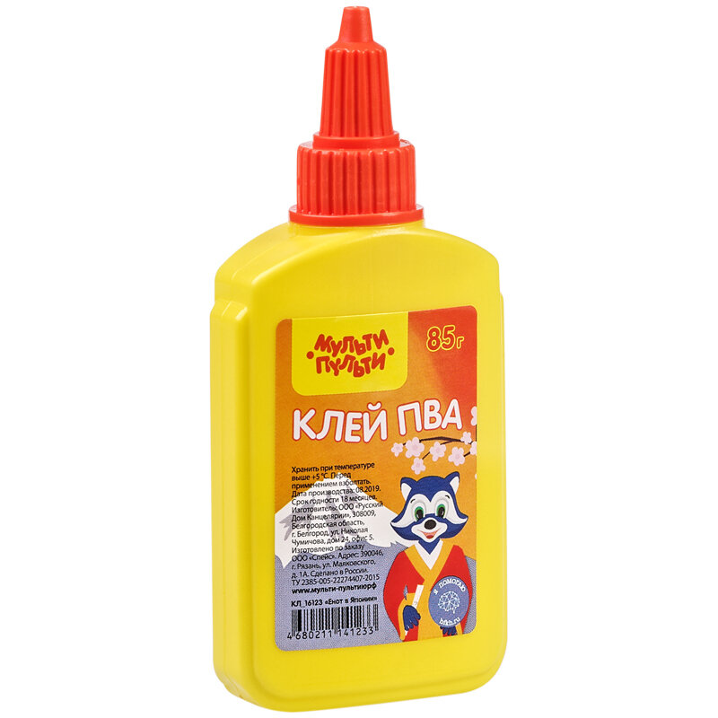 Клей ПВА "Енот в Японии", 85г, КЛ-16123