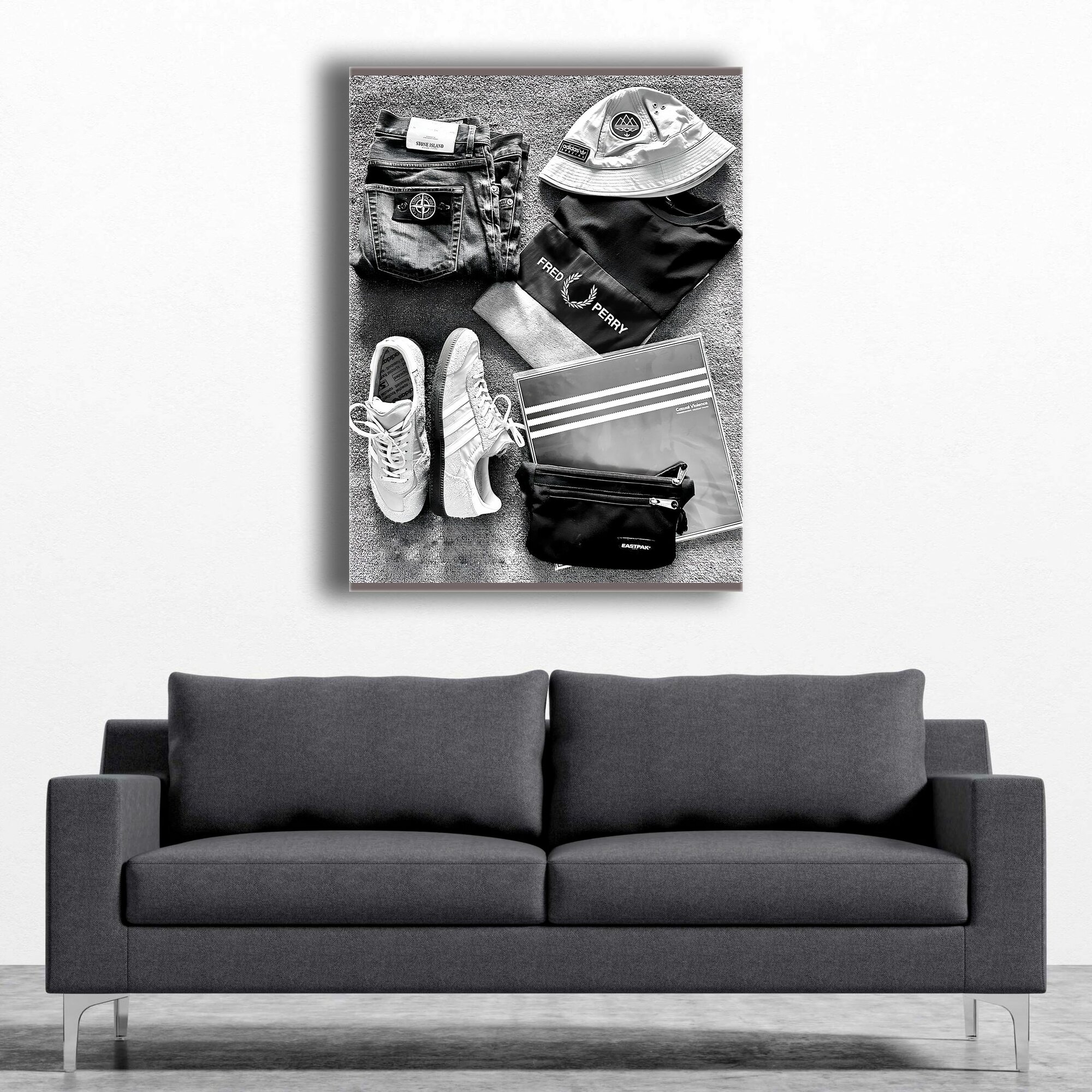 Интерьерная картина на холсте / Андеграунд футбол / 60*80