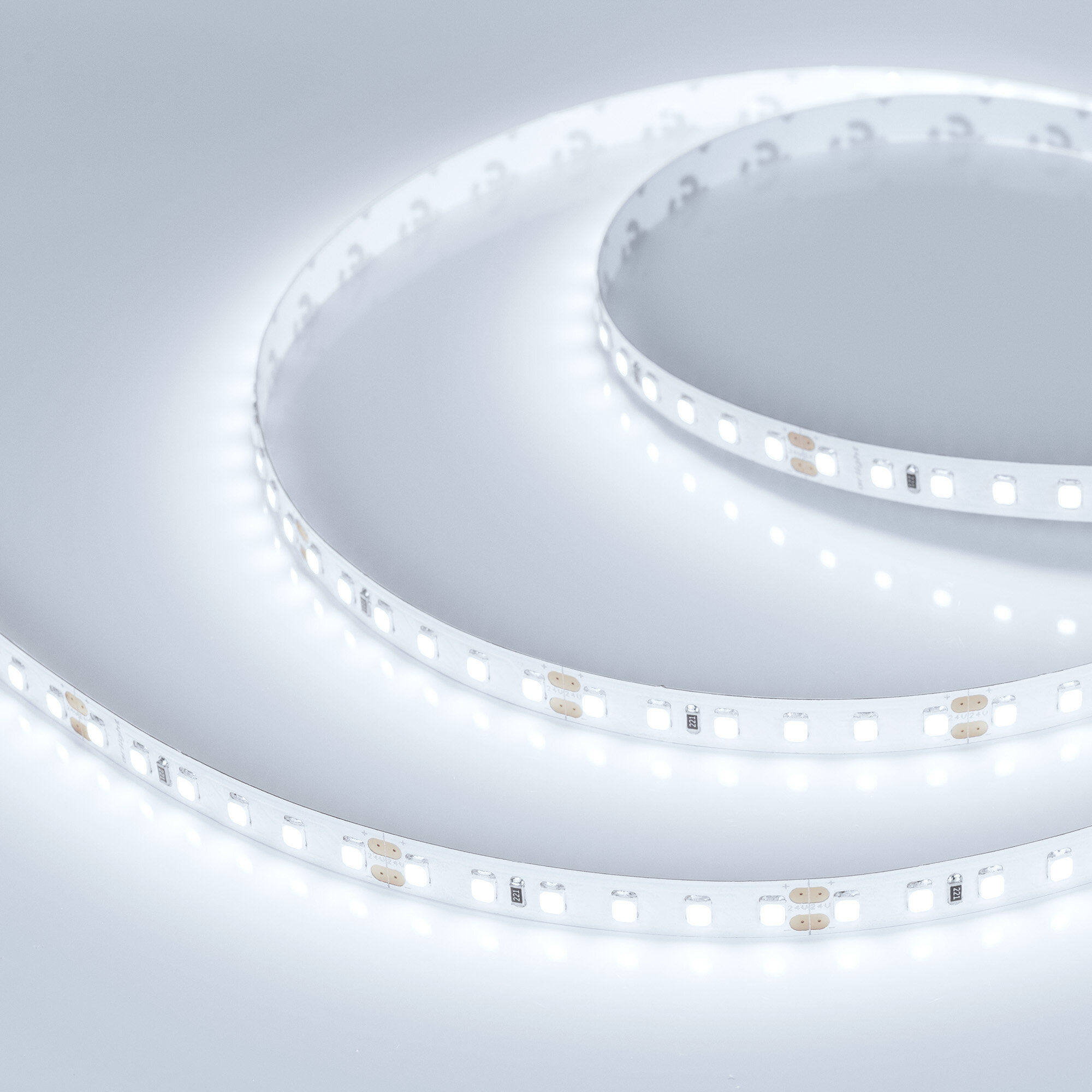 Лента RT-A120-8mm 24V White6000 (9.6 W/m, IP20, 2835, 50m) (Arlight, 9.6 Вт/м, IP20) 024568(2)