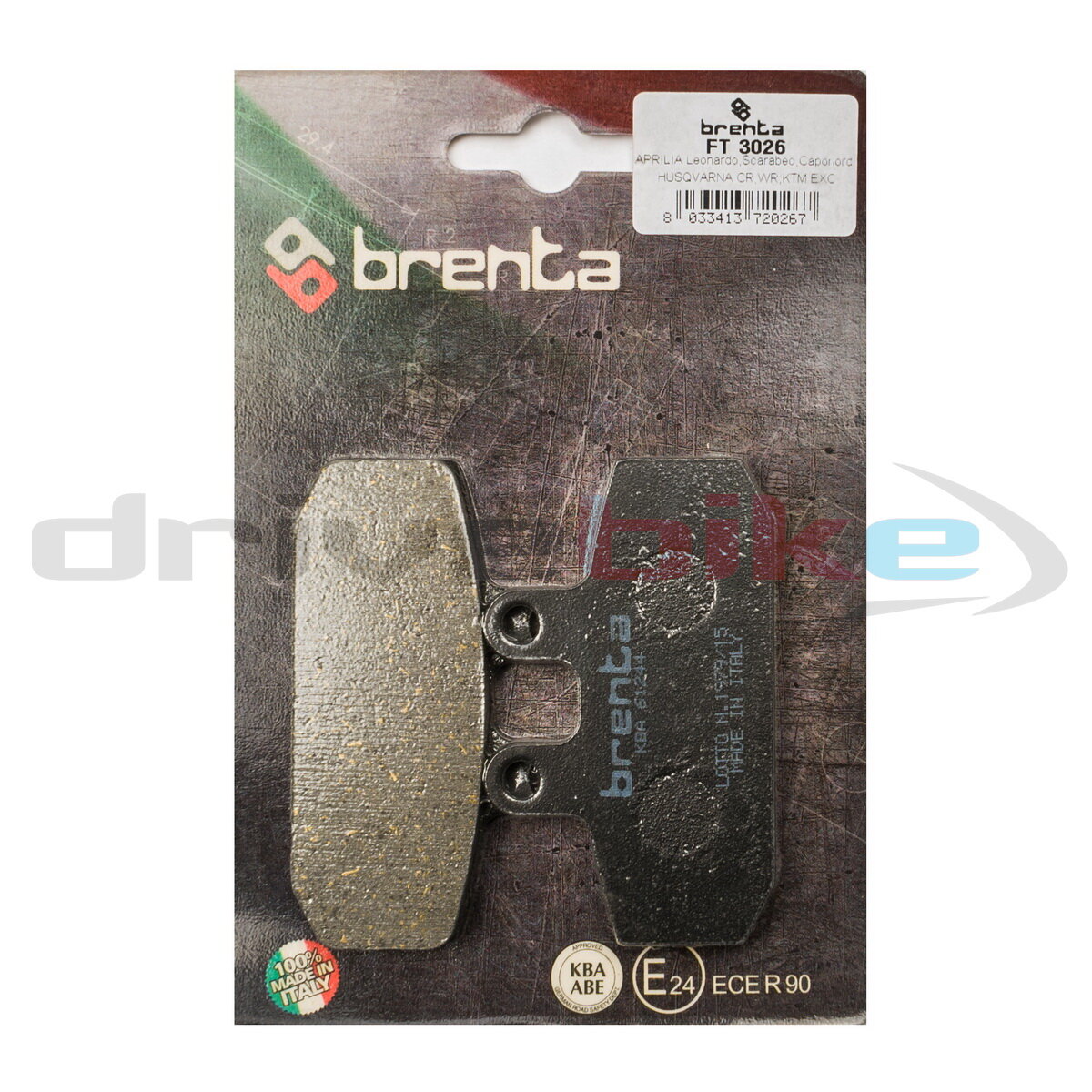BRENTA Тормозные колодки FT 3026 Organic