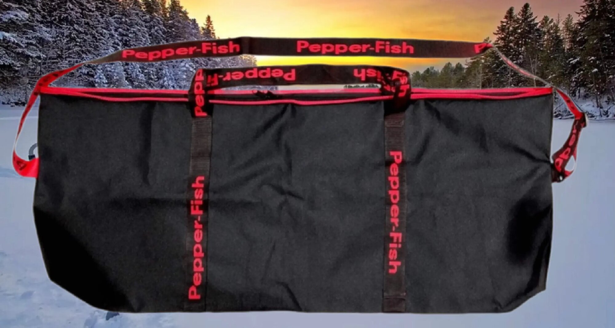 Чехол-сумка Тонар для ледобура, средняя с плечевым ремнем на молнии, 95см х40 см, ткань оксфорд 600