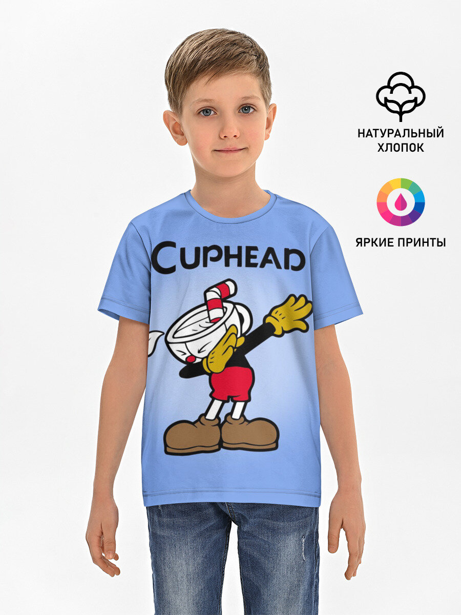 Футболка хлопковая детская Cuphead