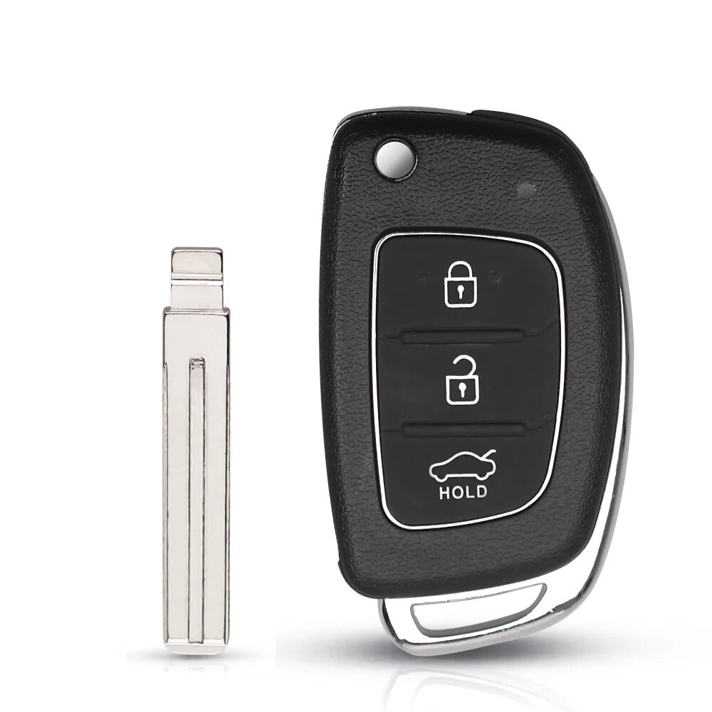 Складной ключ для Hyundai Solaris Ix35 Ix45, 3 кнопки, TOY40 Blade