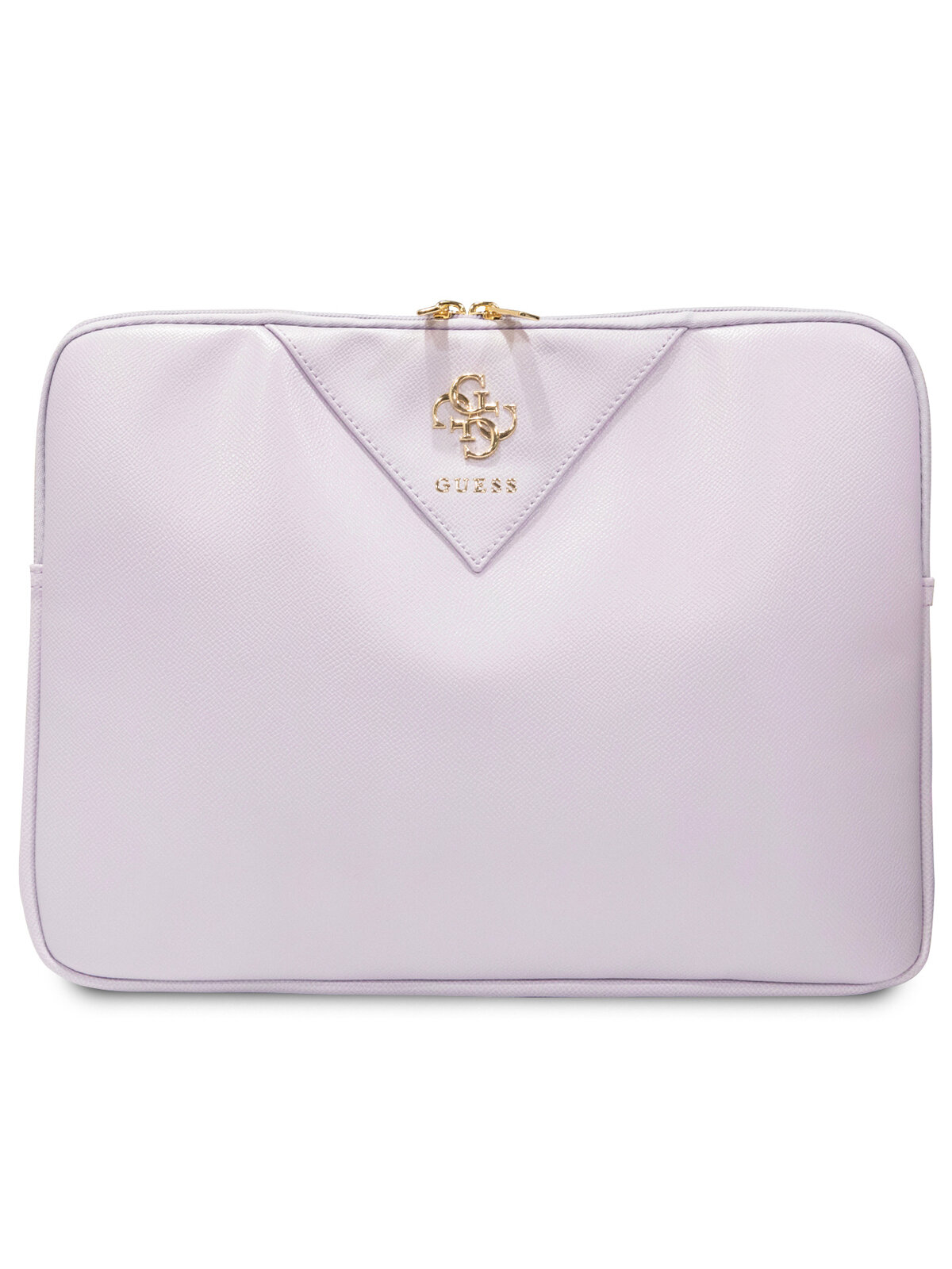 Guess для ноутбуков 13"/14" чехол Sleeve PU Grained leather 4G metal logo with Zipper Purple